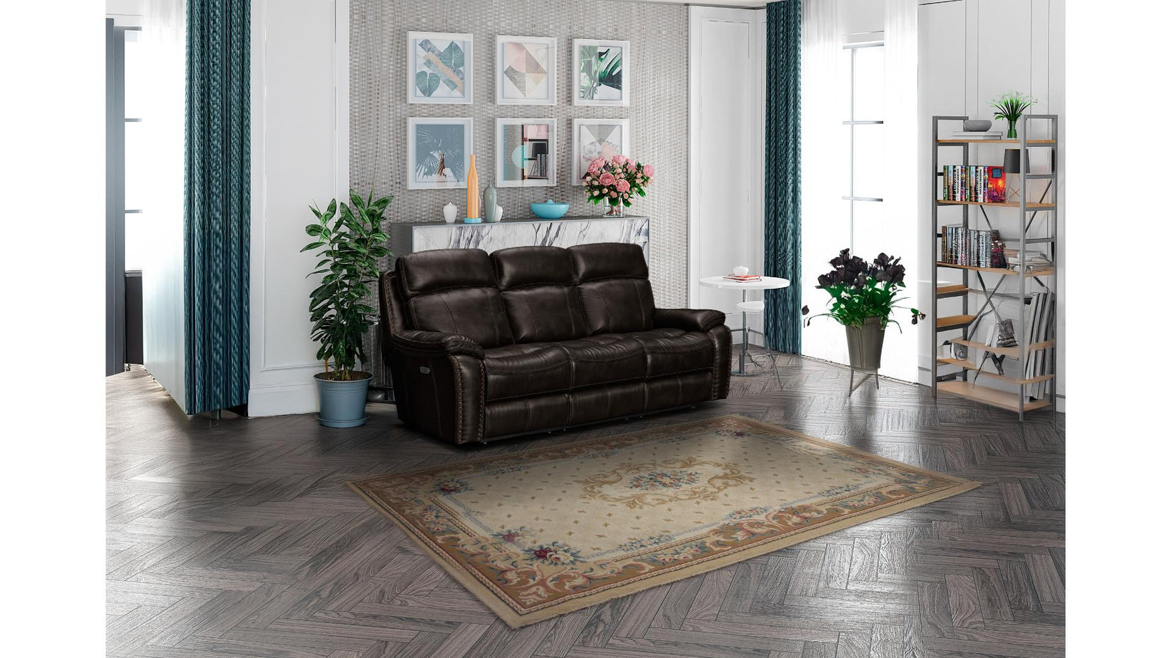 L2975 – Boomer Sofa (Chocolate & Stone) – Nova Furniture Mall Inc